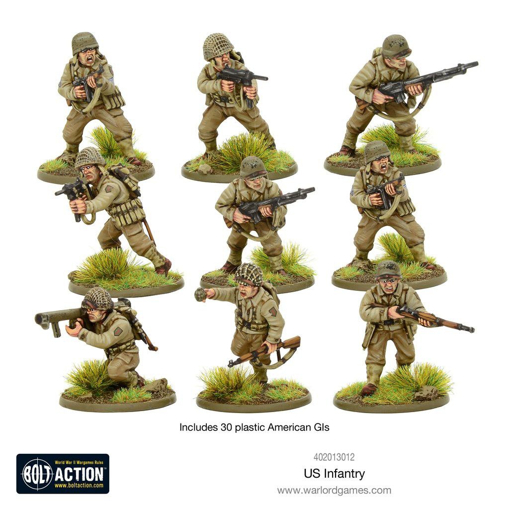 Bolt Action: US Infantry - WWII American GIs - HOBBY MAX