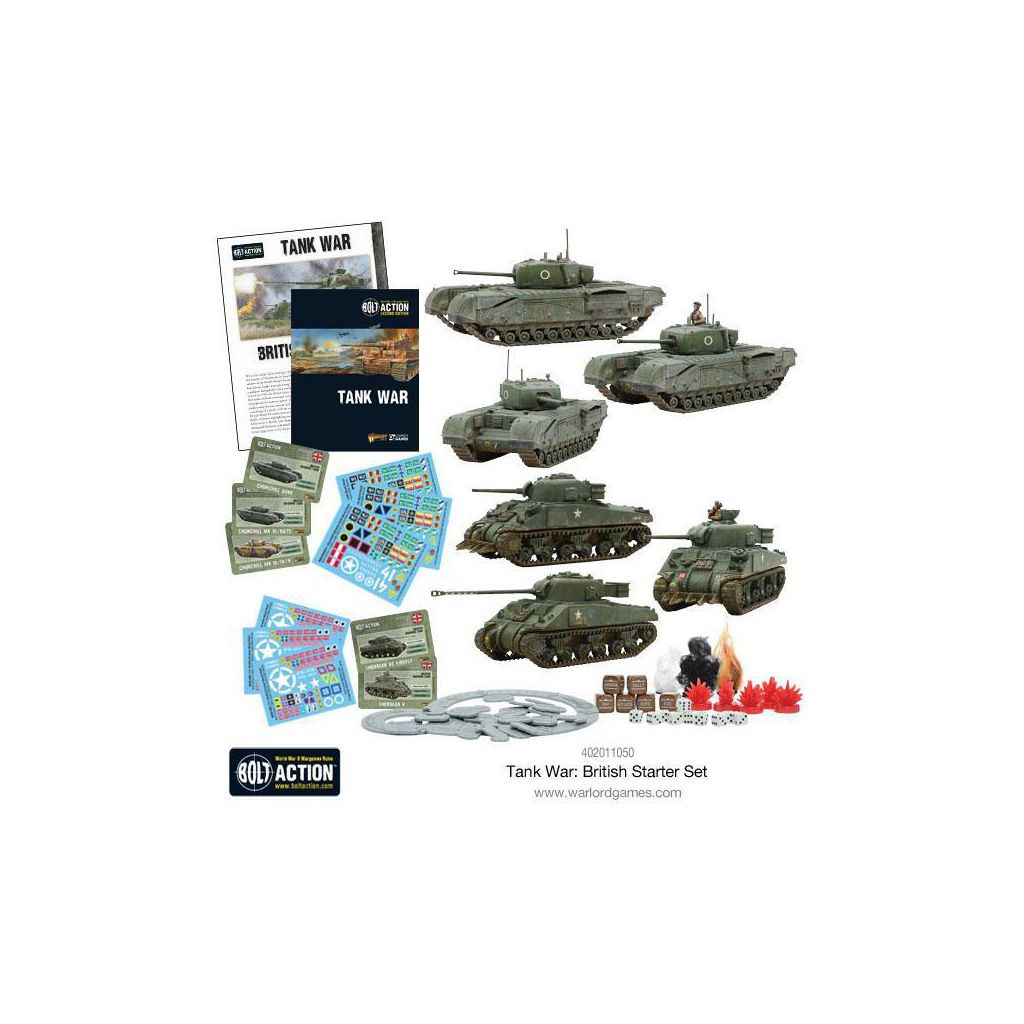 Bolt Action: Tank War British starter set - HOBBY MAX