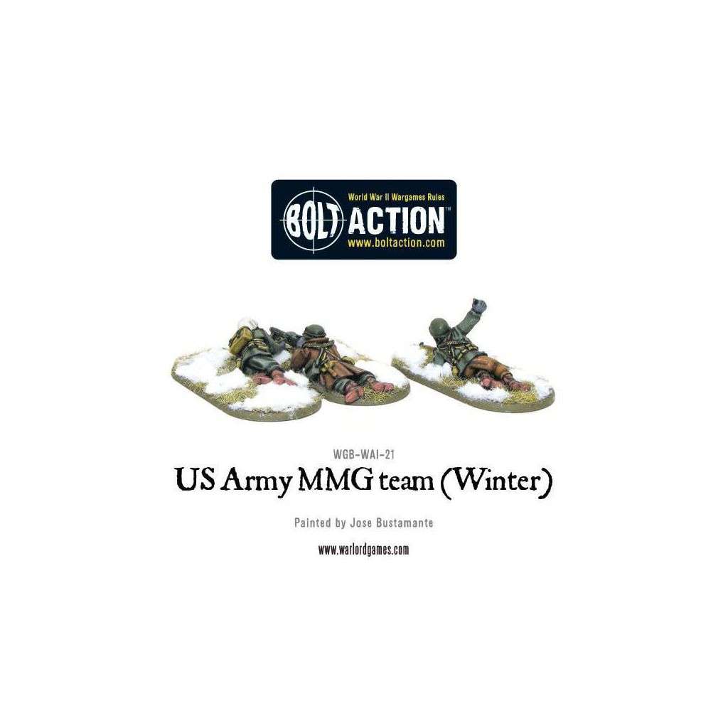Bolt Action: US Army MMG team (Winter) - HOBBY MAX