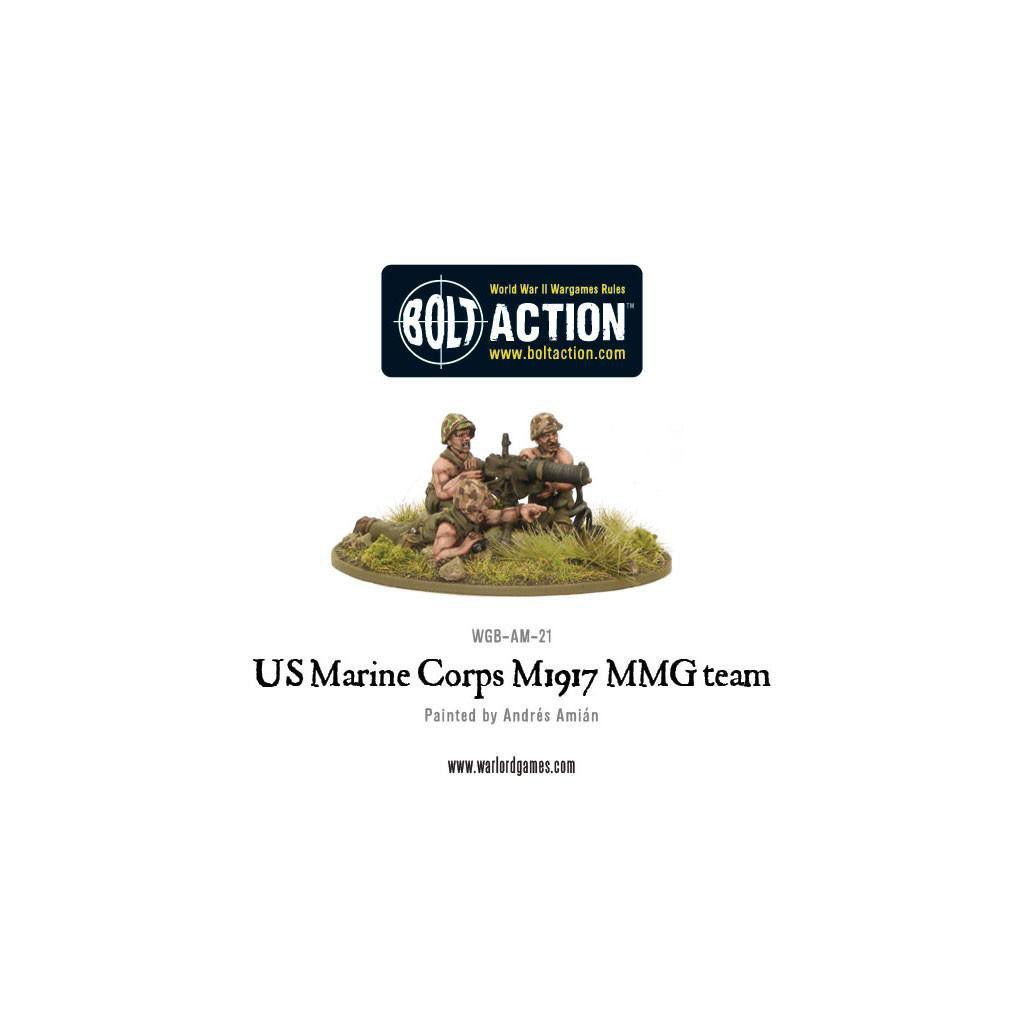 Bolt Action: USMC M1917 MMG team - HOBBY MAX