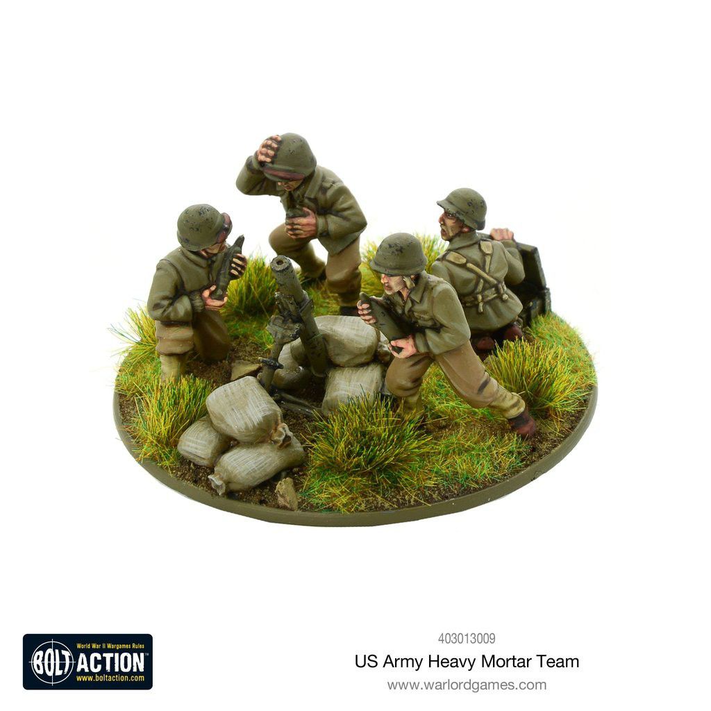 Bolt Action: US Army Heavy Mortar Team - HOBBY MAX