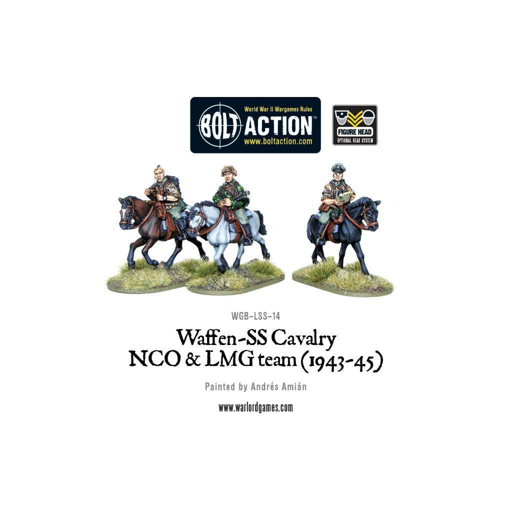 Bolt Action: Waffen SS Cavalry NCO & LMG Team (1942-45) - HOBBY MAX