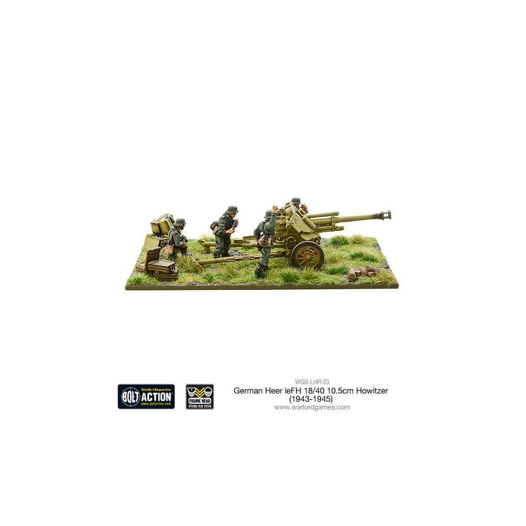 Bolt Action: German Heer 105mm Gun & Crew - HOBBY MAX
