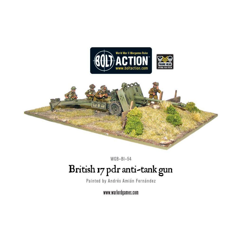 Bolt Action: British Army 17 pdr Anti-tank Gun - HOBBY MAX