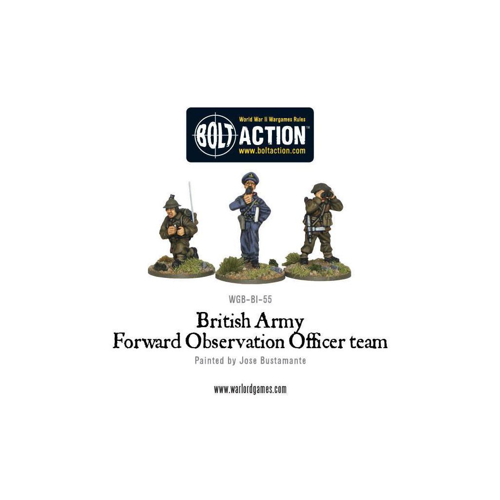 Bolt Action: British Army Forward Observer Team - HOBBY MAX