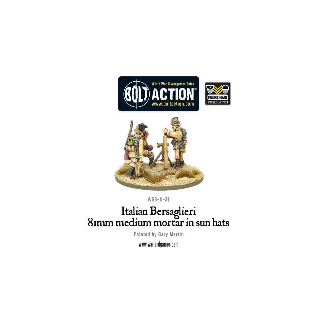Bolt Action: Italian Army Medium mortar team - HOBBY MAX