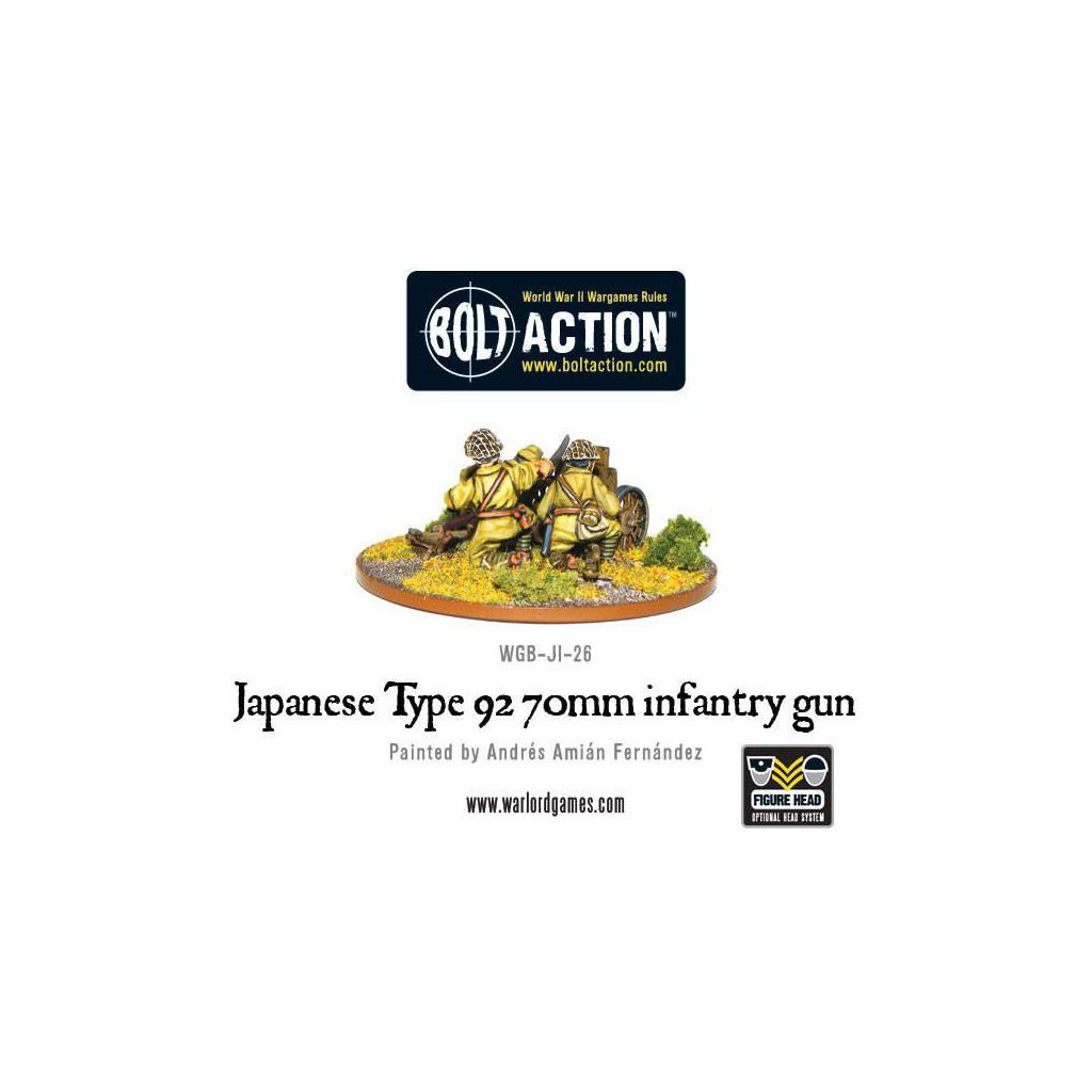 Bolt Action: Imperial Japanese Type 92 70mm Infantry Gun - HOBBY MAX