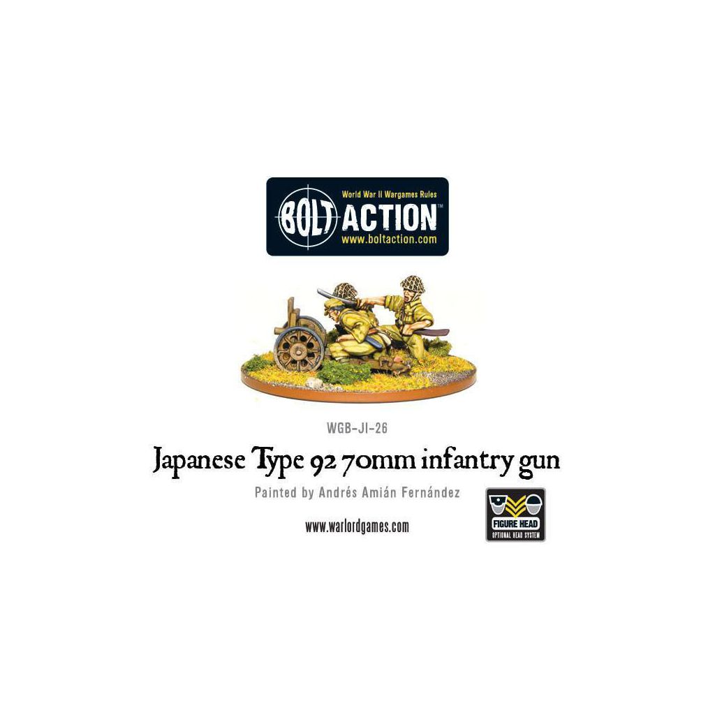 Bolt Action: Imperial Japanese Type 92 70mm Infantry Gun - HOBBY MAX