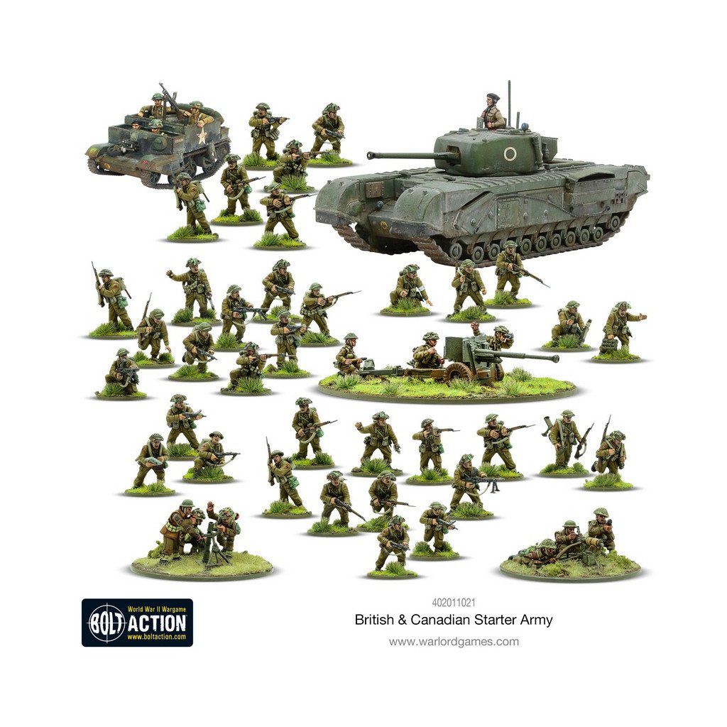 Bolt Action: British & Canadian Army (1943-45) Starter Set - HOBBY MAX