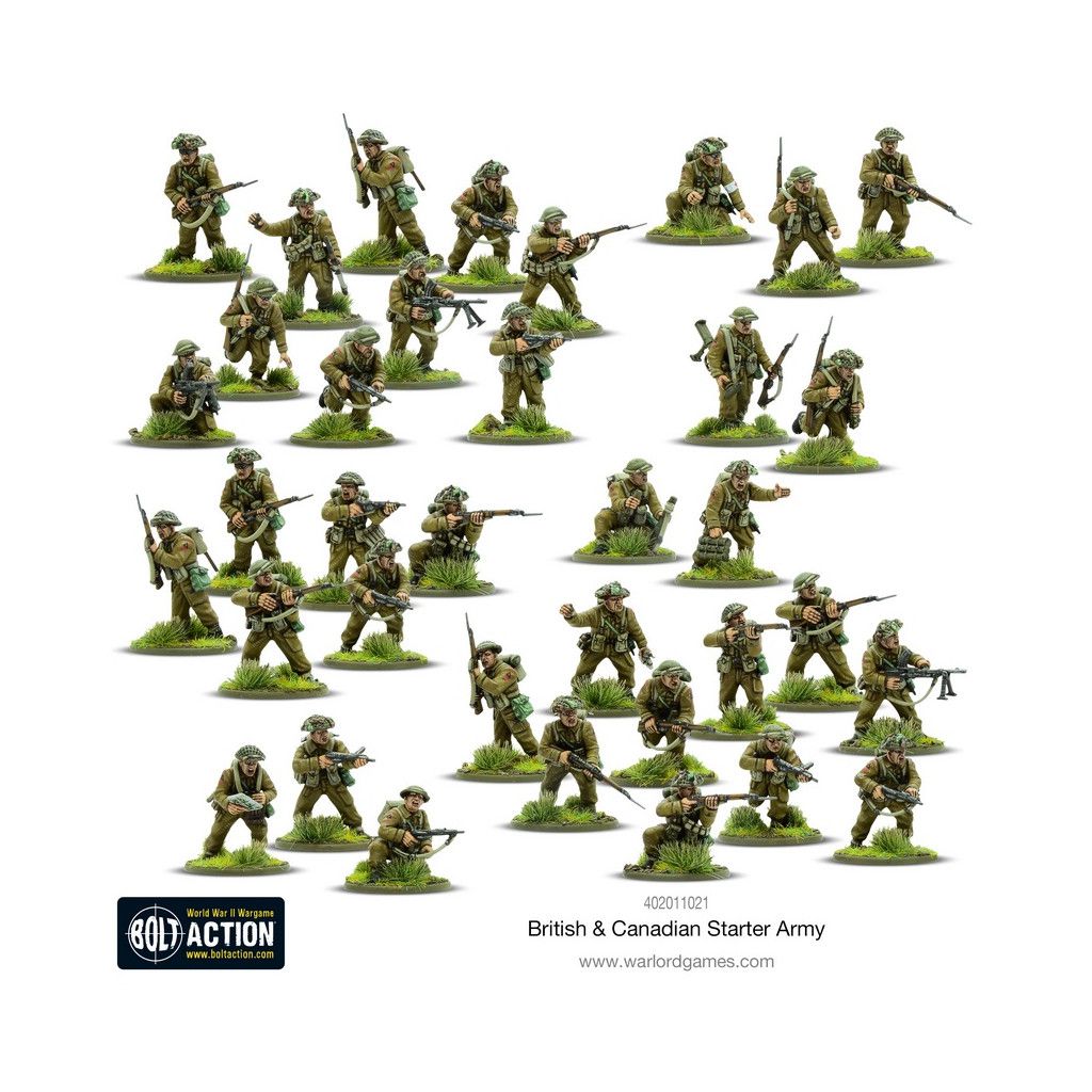 Bolt Action: British & Canadian Army (1943-45) Starter Set - HOBBY MAX