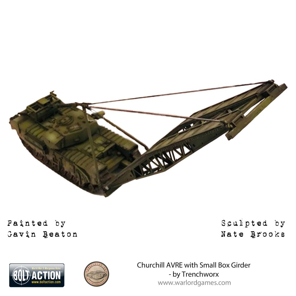 Bolt Action: Churchill AVRE with Small Girder Bridge - HOBBY MAX