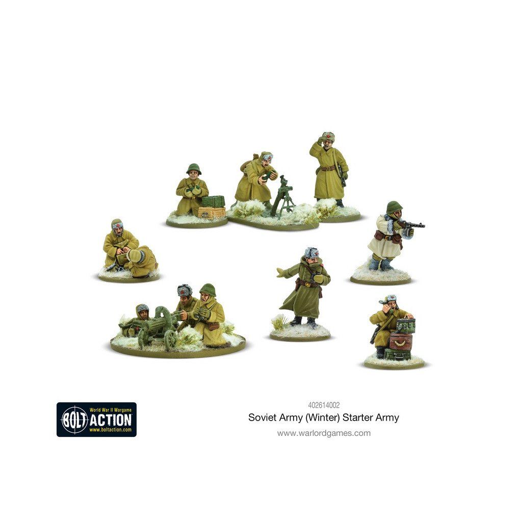 Bolt Action: Soviet Army (Winter) Starter Army - HOBBY MAX