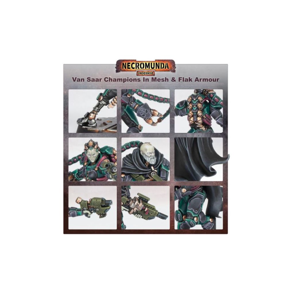 Necromunda Fw: Van Saar Champions in Mesh and Flak Armour - HOBBY MAX