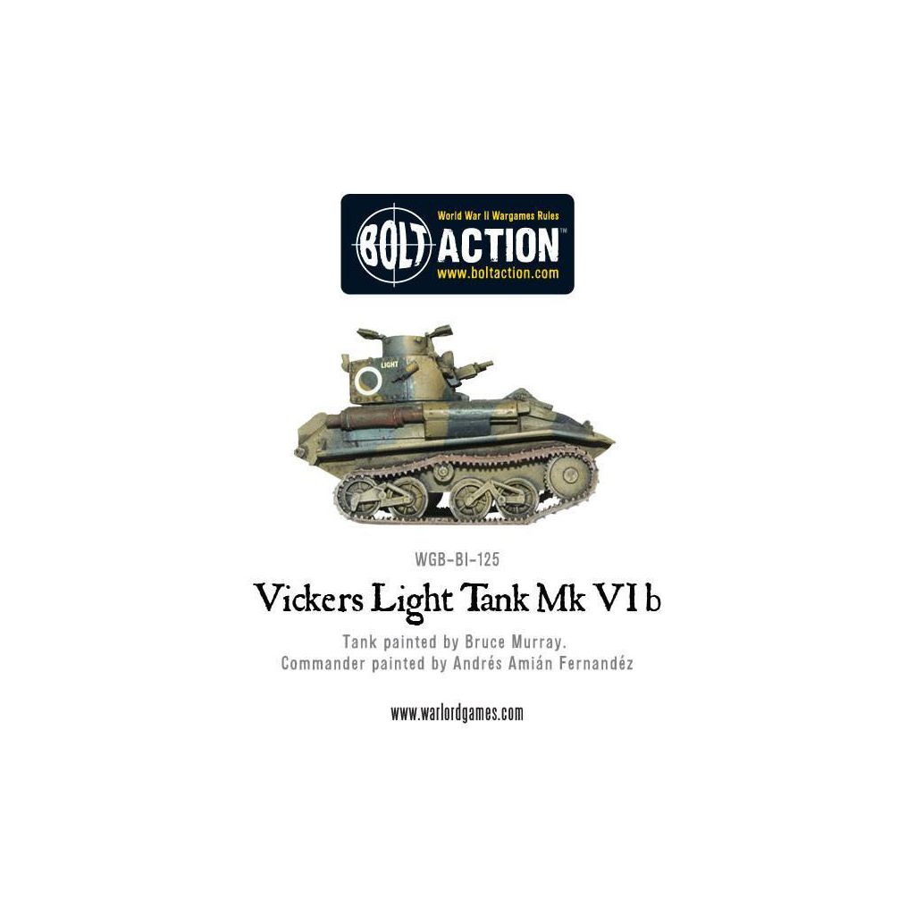 Bolt action: Vickers Light Tank Mk VIB - HOBBY MAX