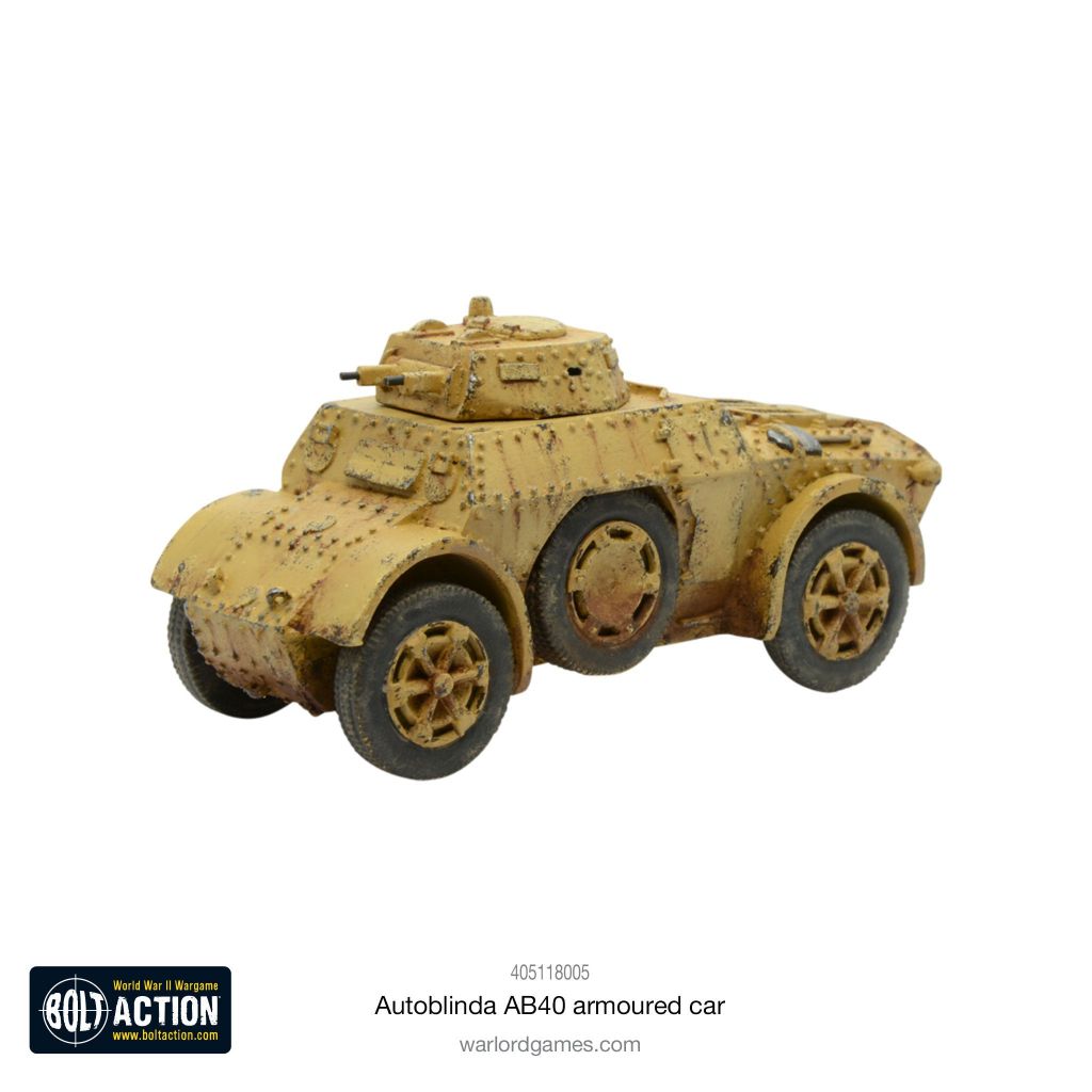 Bolt Action: Autoblinda AB40 armoured car - HOBBY MAX