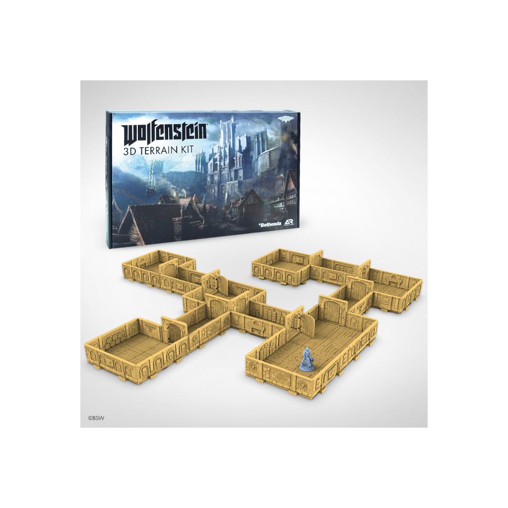 Jeu de Plateau: Wolfenstein Kit de Terrain 3D - HOBBY MAX