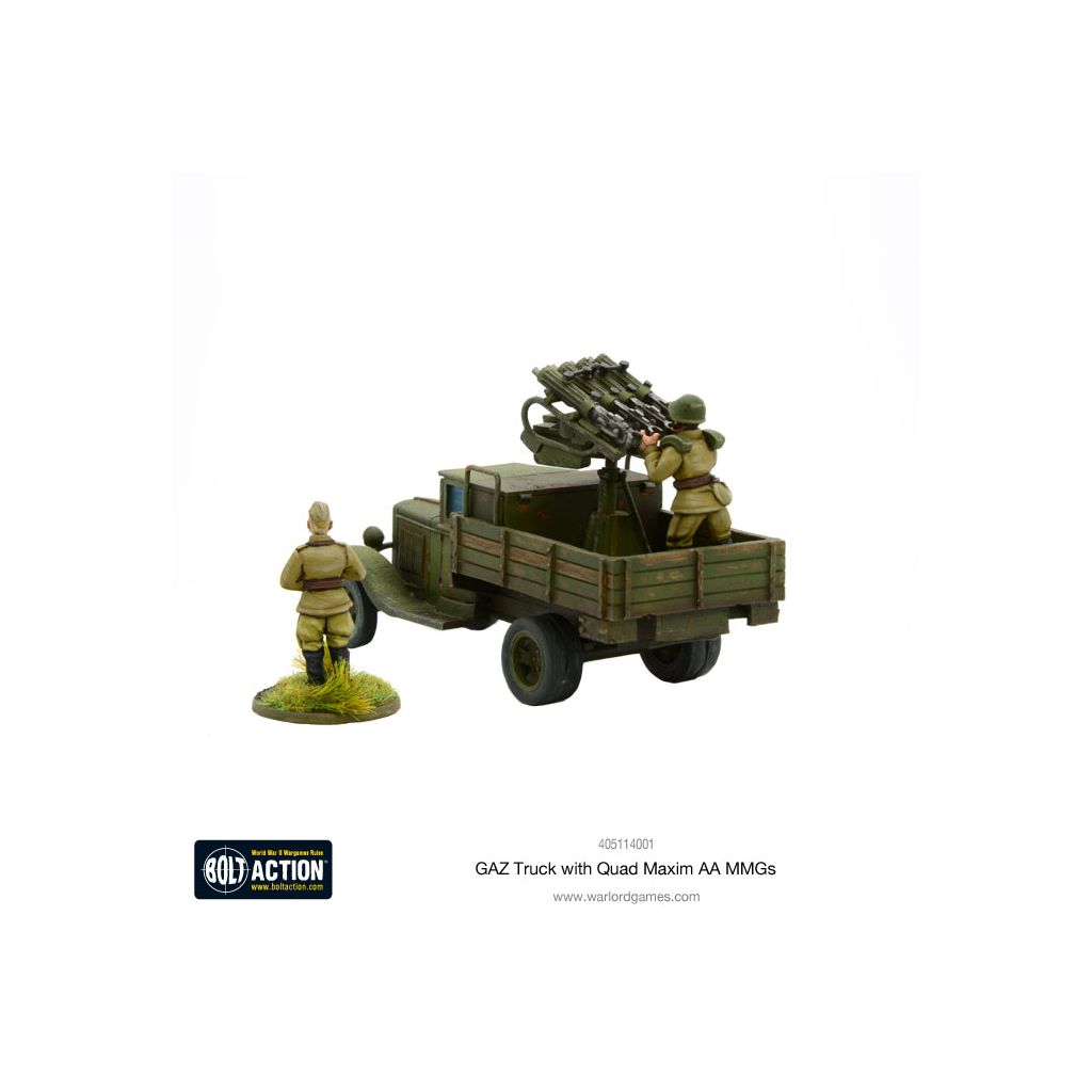 Bolt Action: Gaz AA with Quad Maxim - HOBBY MAX