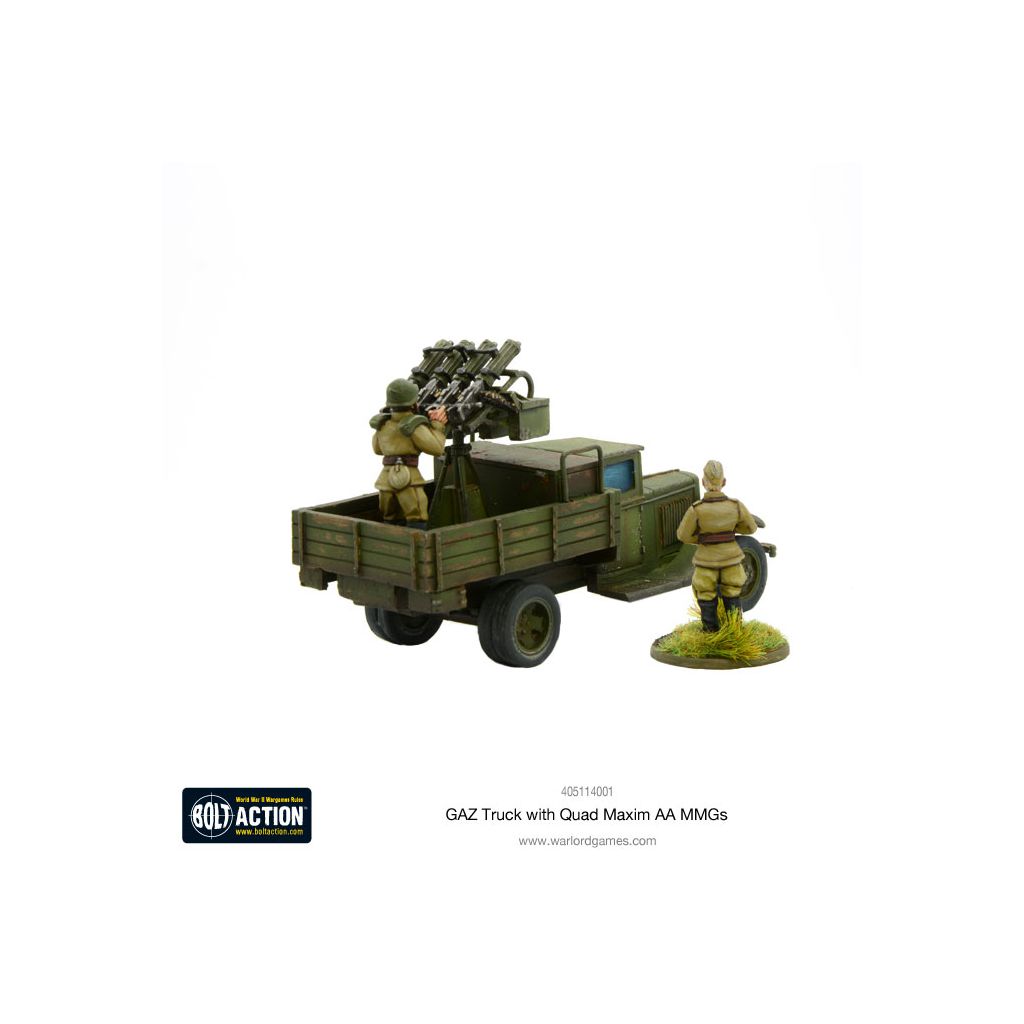 Bolt Action: Gaz AA with Quad Maxim - HOBBY MAX