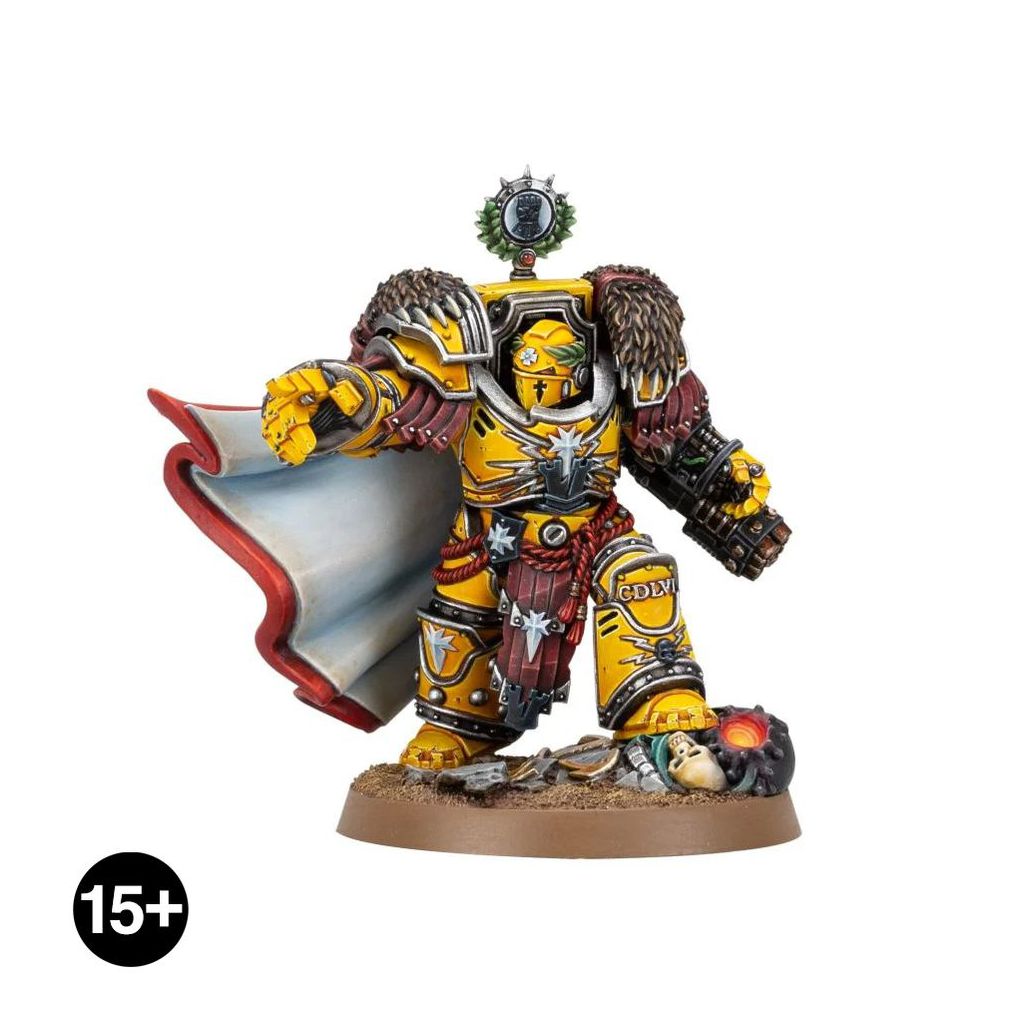 Imperial Fists Fw: Lord-Castellan Evander Garrius - HOBBY MAX