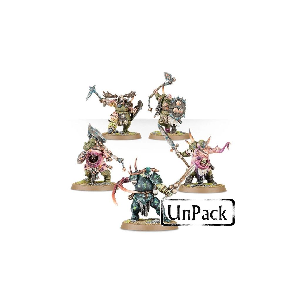 Maggotkin of Nurgle Unpack: Putrid Blightkings - HOBBY MAX