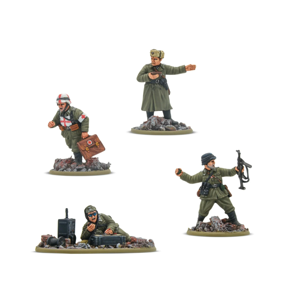 Bolt Action: German Veteran Infantry HQ Teams